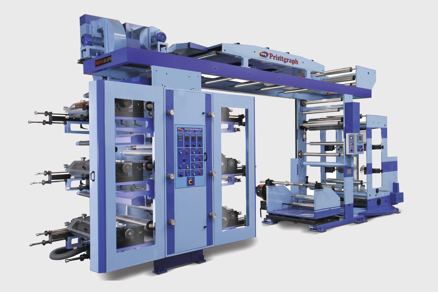 70 mtr/min Stack Flexo Printing Presses - Woven Sack | PPE