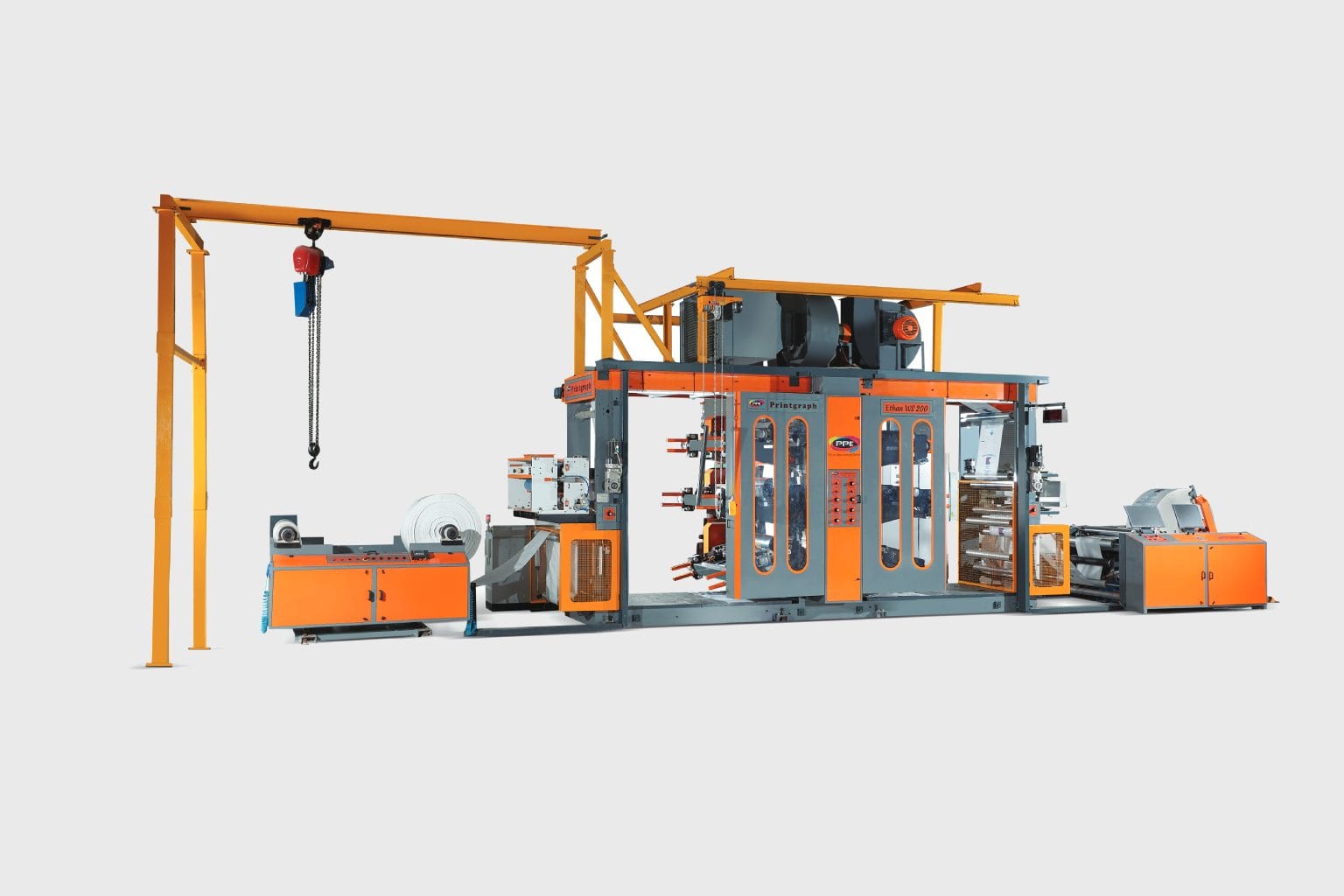 150 mtr/min Timing Belt Driven Stack Flexo Printing Presses | PPE